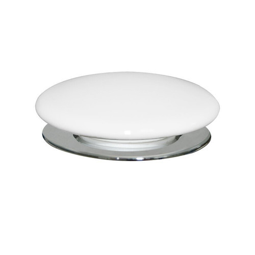 Pop-up Drain White Ceramic With Overflow | Blue Print Imports