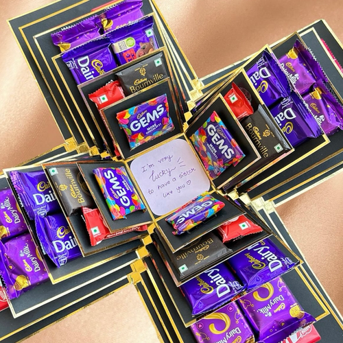 6 layer premium chocolate explosion box | Kieana