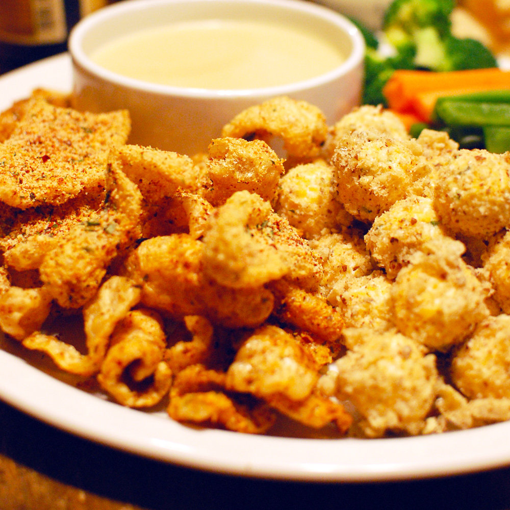 Game Day Dusted Pig Skins| Pork Rind Blog