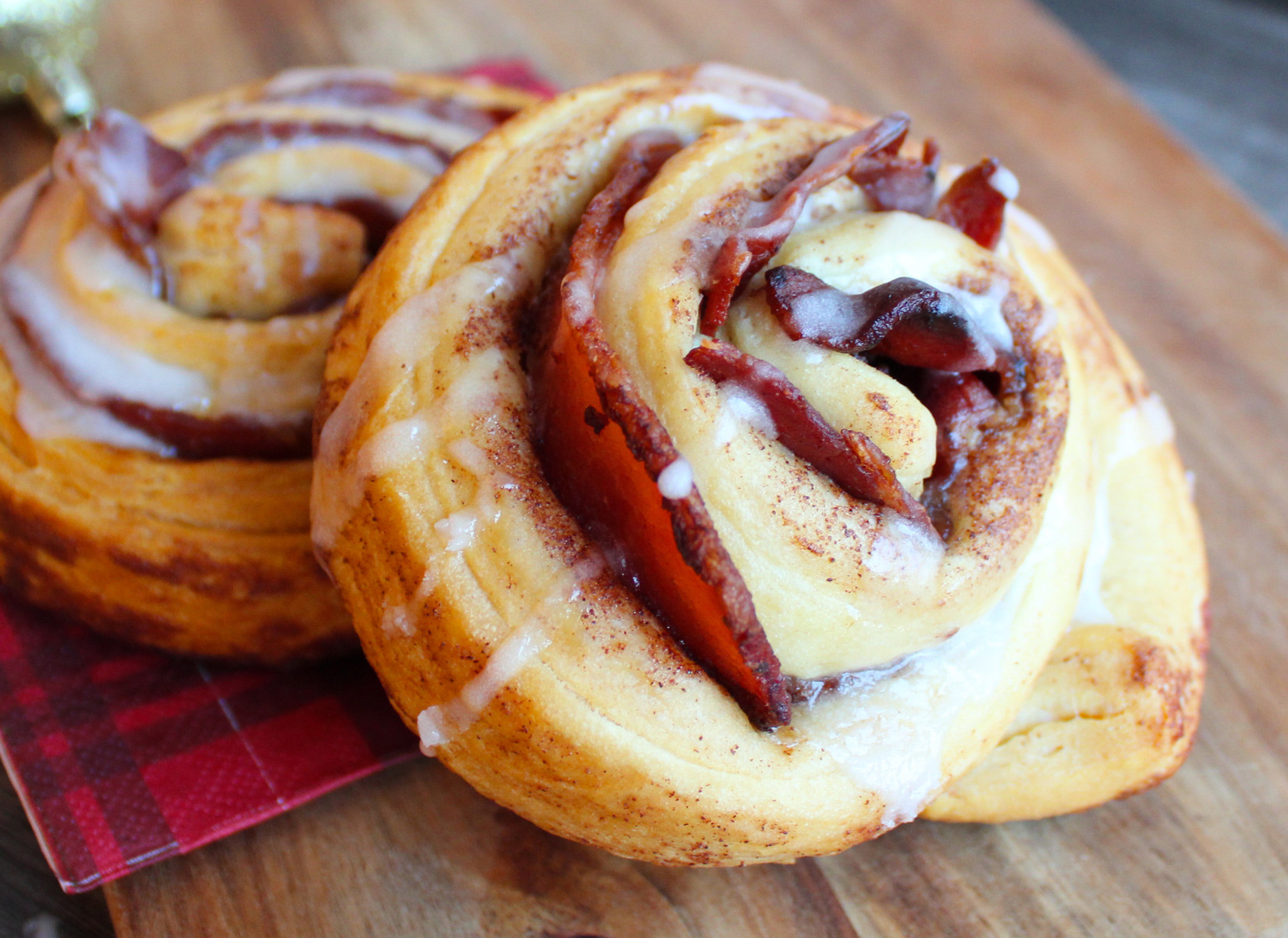 Bacon Cinnamon Rolls