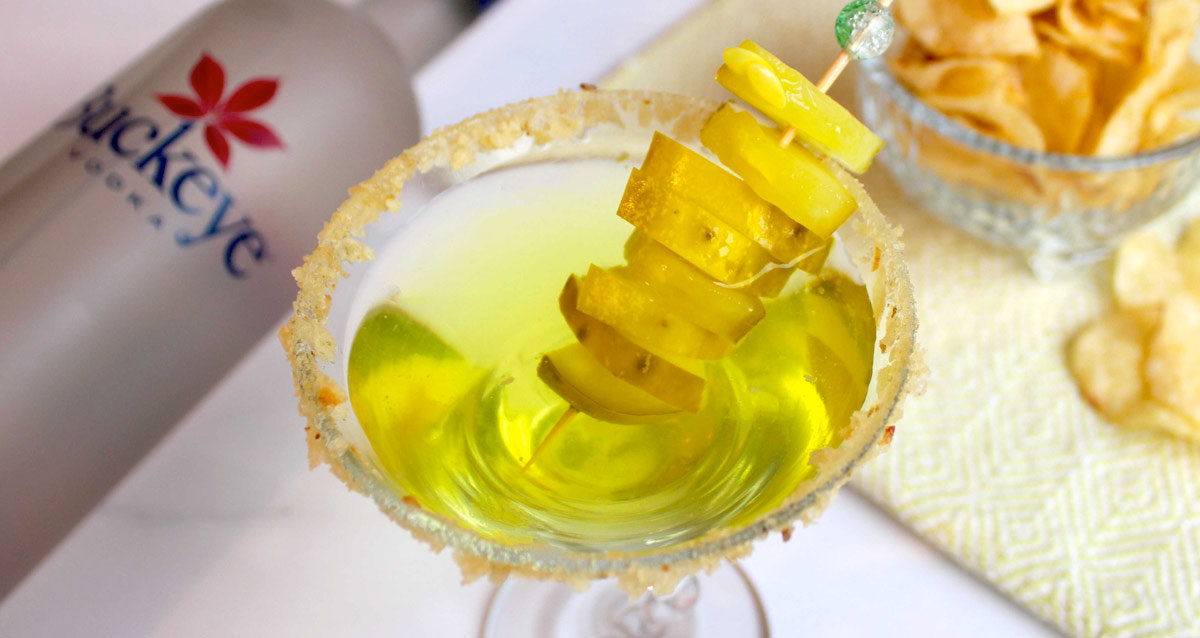 Dill Pickle Martini Buckeye Vodka