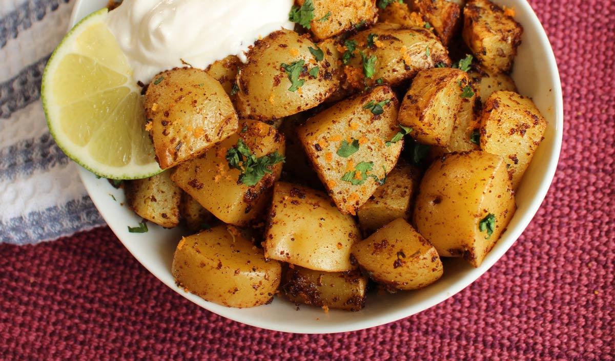 Air Fried Mexican Potatoes - Southern Recipe