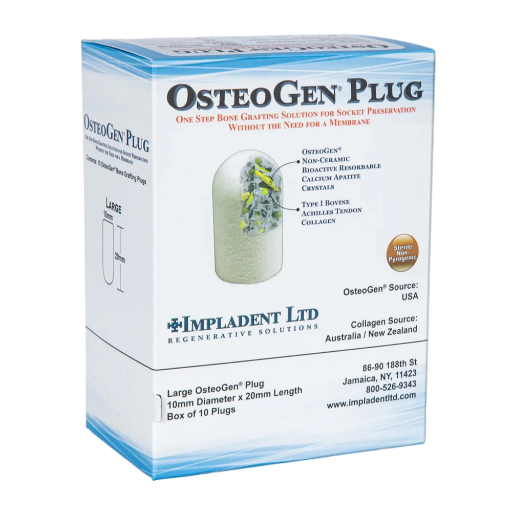 OsteoGen Bone Grafting Plug | IDOBIOTECHUSA