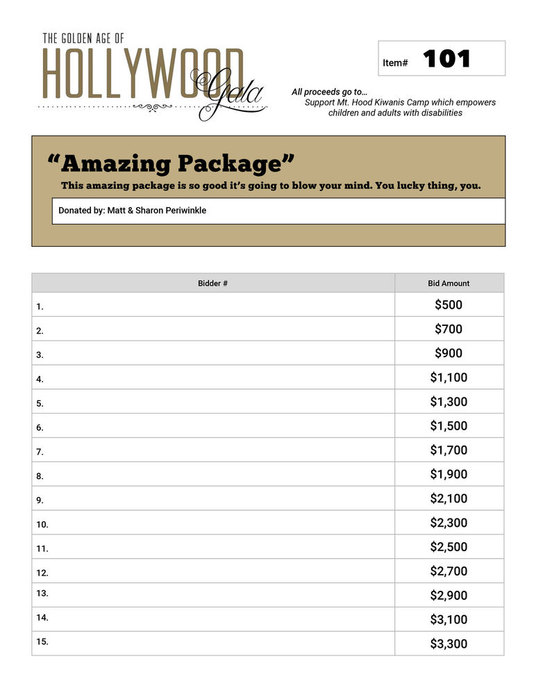 Charity Auctions: Keep Everything Organized With One Simple Trick