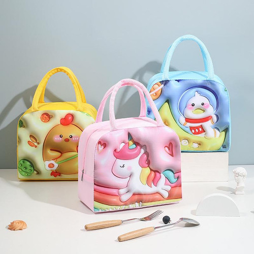 3D lunch bag for kids birthday return gift pack of 12 | Baskets Of Joy