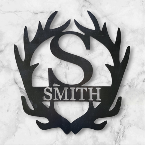 Antler Name and Initial Sign | Redesigned Tx