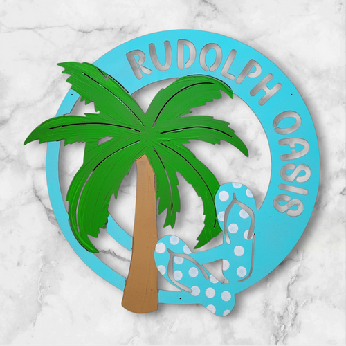 Tropical Oasis Sign | Redesigned Tx