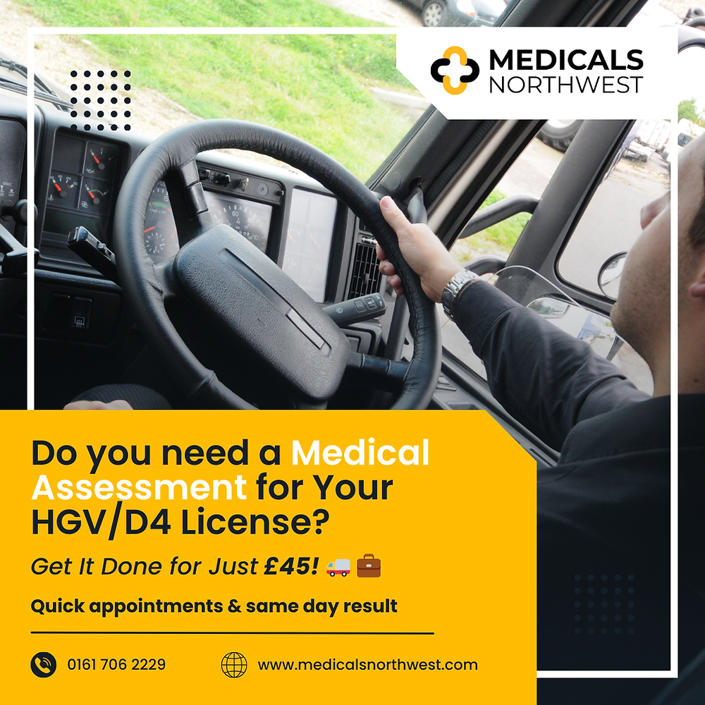 Affordable & Quick HGV Medical Assessments | Book Your D4 Drivers Medical