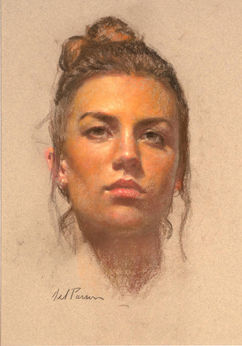 Del Parson Paintings - Portrait of a Girl | Gold River Gallery