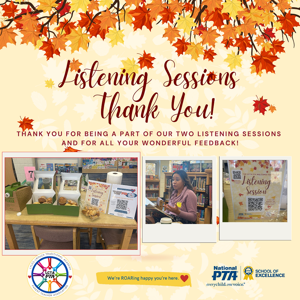 PTA November Membership Meeting Thank You!