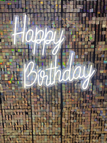 LED Happy Birthday Sign | Amour Event Rentals