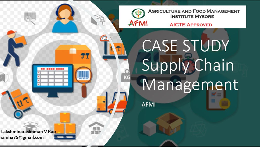 Case Study - SCM - Inventory Management