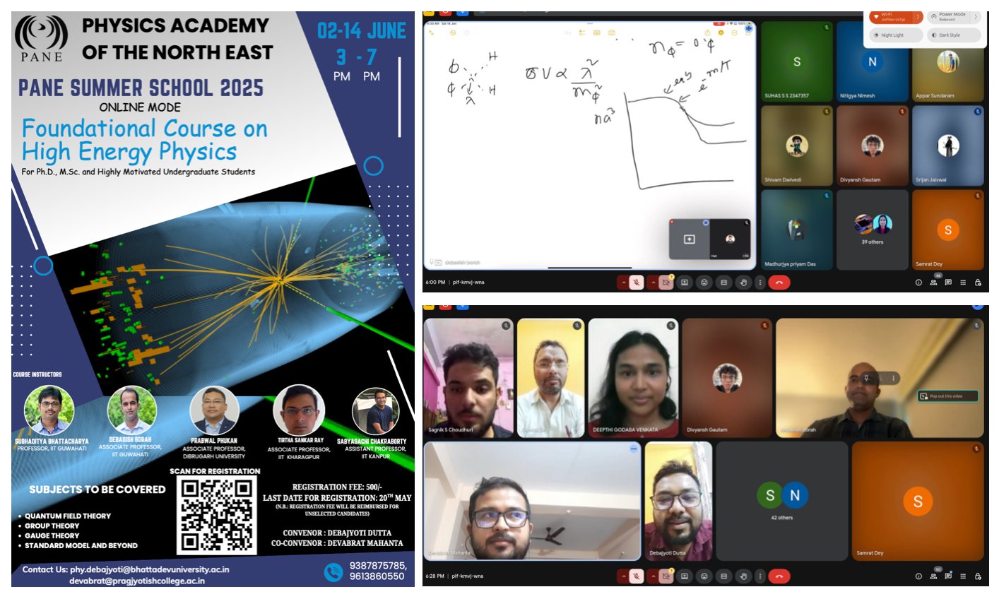 Summer School on High Energy Physics | PANE Physics Academy of the ...