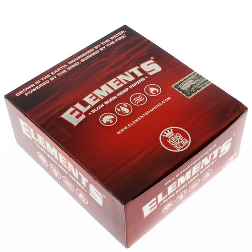 Elements RED Kingsize Slim Hemp Papers | Basil Bush Ltd
