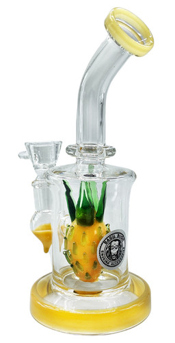 Glass 'Pineapple' Percolator Bong | Basil Bush Ltd