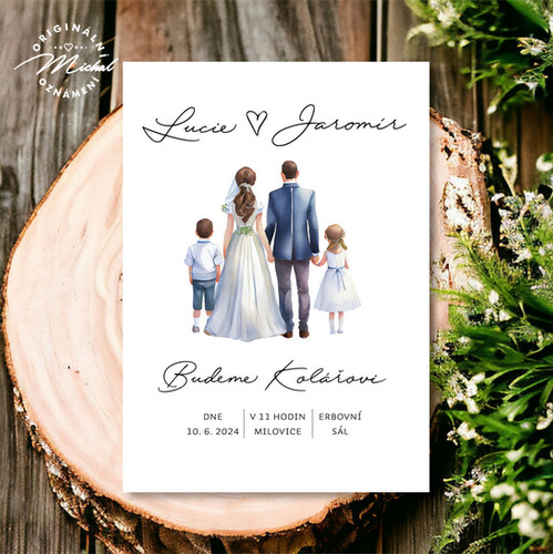 Svatební oznámení - Rodina 08 | Oznámení Michal