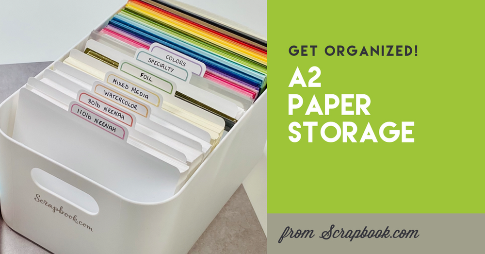 Get Organized: A2 Paper Storage