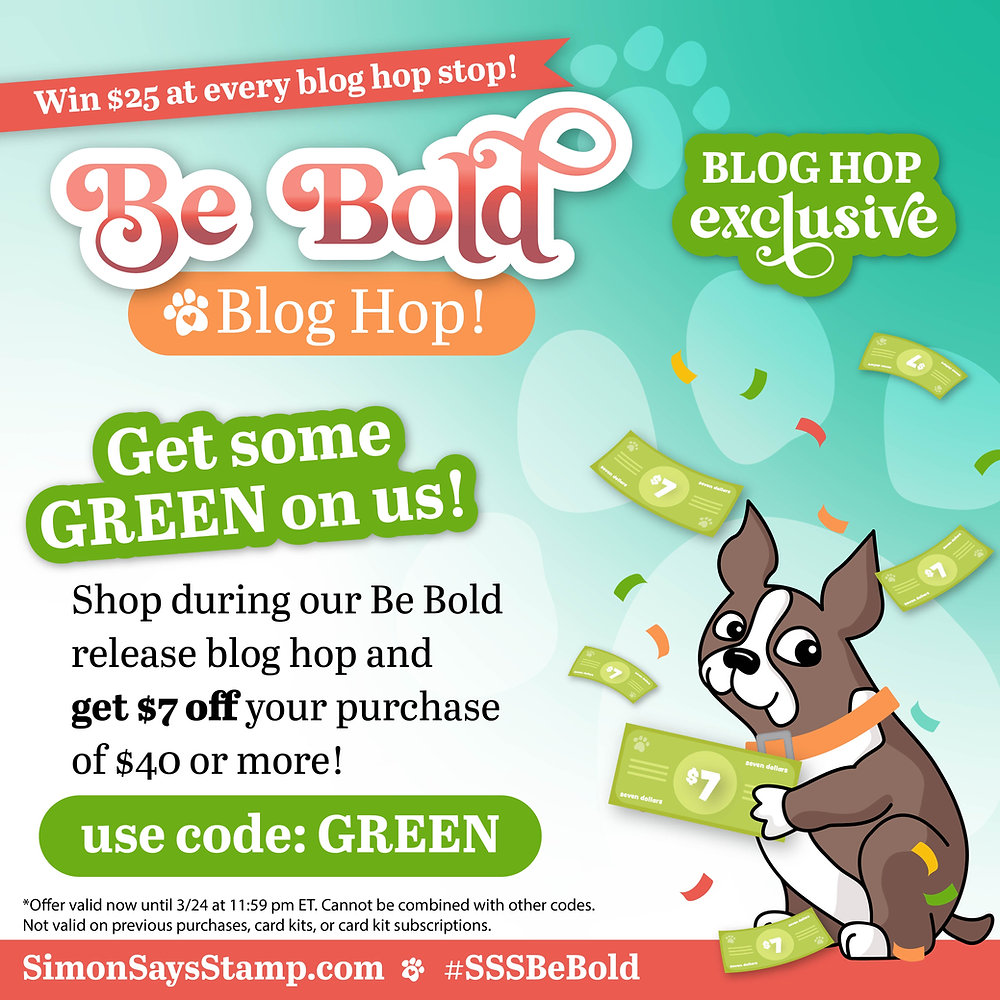 Simon Says Stamp - Be Bold Release Blog Hop, Day 1