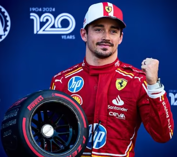 2024 LIMITED EDITION MONACO SCUDERIA FERRARI SIGNED CAP - CHARLES ...