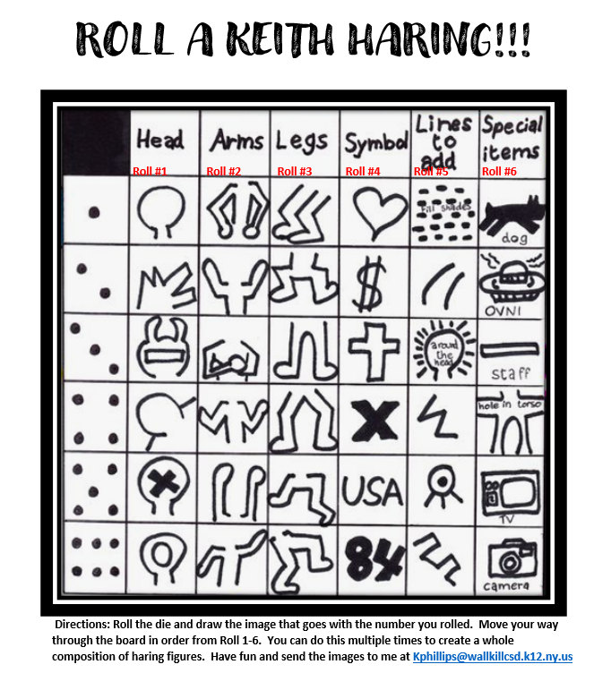 Roll a Keith Haring!