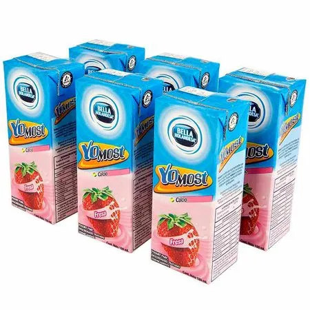 Yogurt YOMOST Fresa Paquete 6un Caja 180ml Bella Holandesa | La Dulce ...
