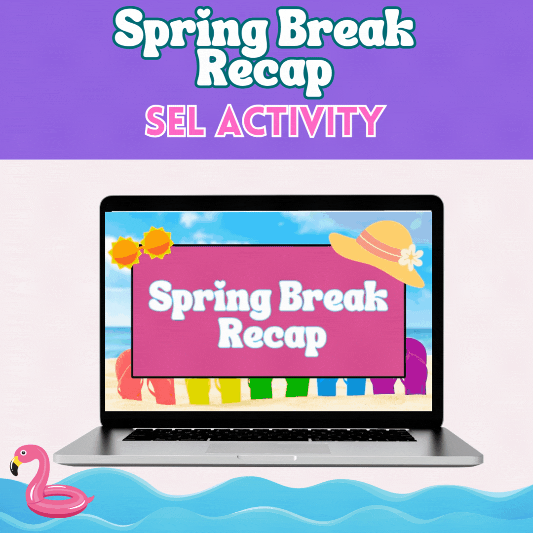Spring Break Recap SEL activity | SimplyMsJ