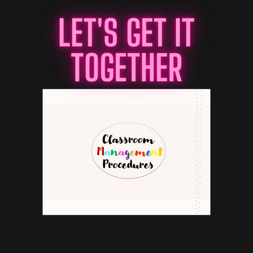 Editable Classroom Management Procedure/Plan | SimplyMsJ