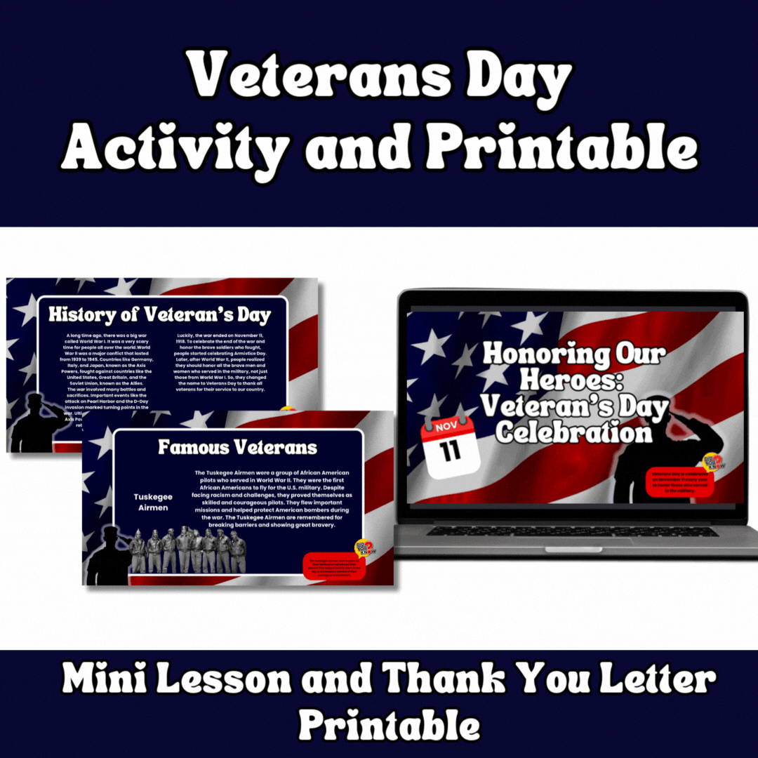 Veterans Day Activity & Printable | SimplyMsJ