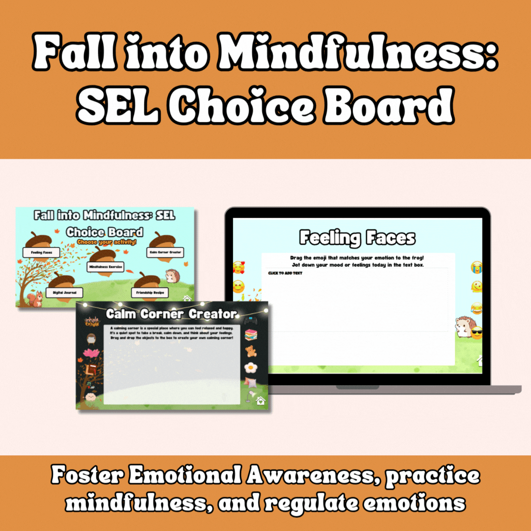 Fall into Mindfulness: SEL Choice Board | SimplyMsJ