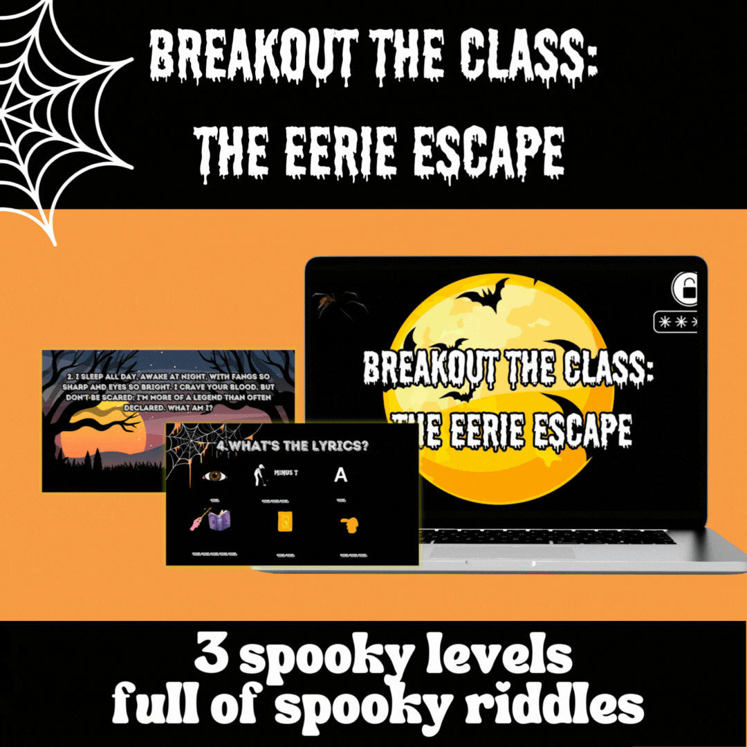 Breakout the Classroom: The Eerie Escape | SimplyMsJ