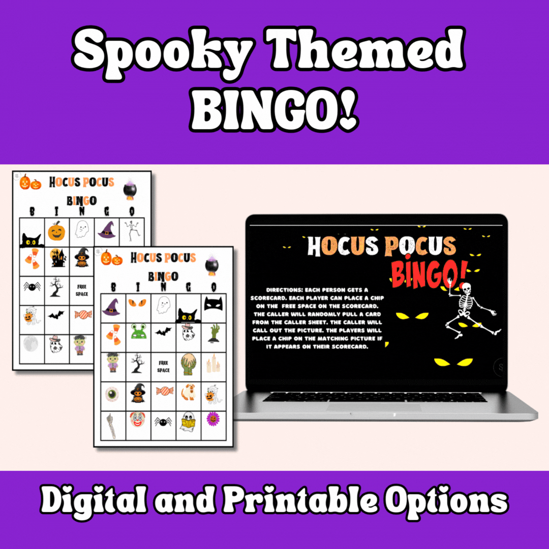 Spooky Themed Bingo! | SimplyMsJ
