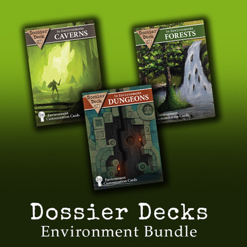 Dossier Deck 5e Environment collection | skeletonkeygames
