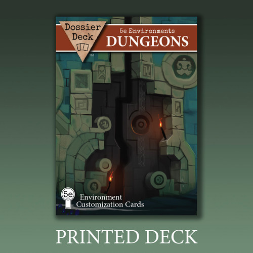 Dossier Decks: 5e Environments - Dungeons | skeletonkeygames
