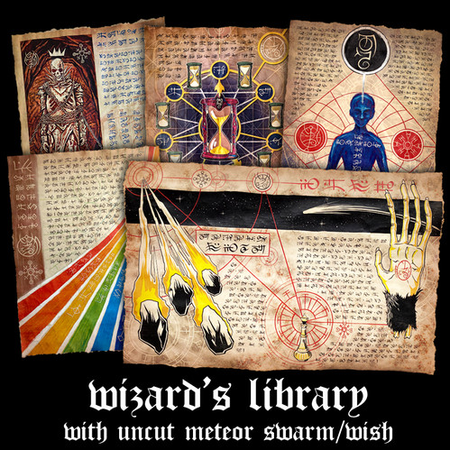 Wizards Library Uncut 9th Level | skeletonkeygames
