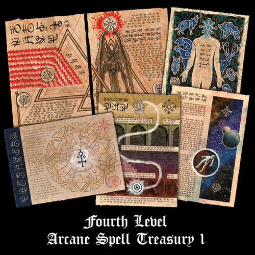 Fourth Level Arcane Scrolls: Spell Treasury I | skeletonkeygames