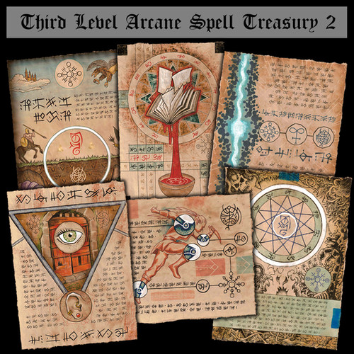 Third Level Arcane Scrolls: Spell Treasury II | skeletonkeygames