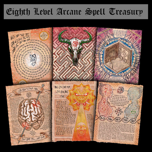 8th Level Scroll Treasury I | skeletonkeygames