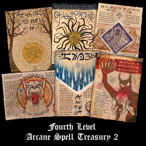 Fourth Level Arcane Scrolls: Spell Treasury II | skeletonkeygames
