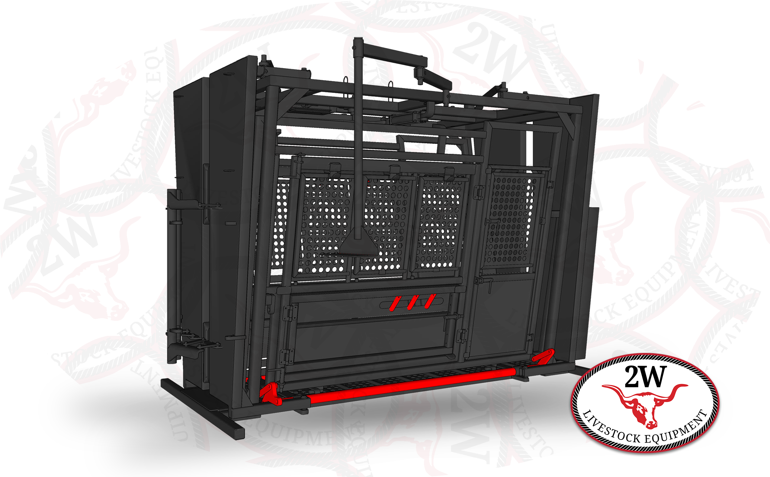 2W Livestock Equipment | Hydraulic Cattle Squeeze Chute