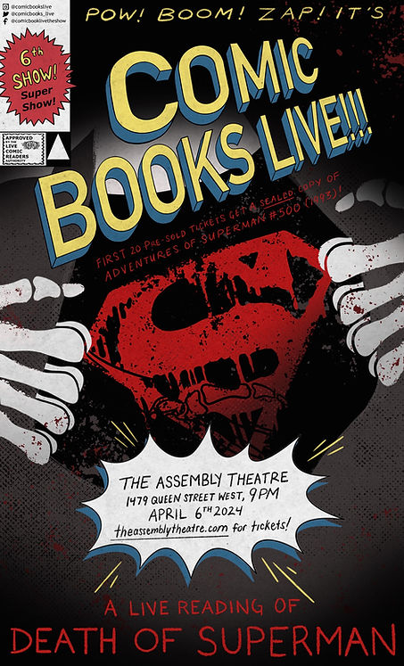 Comic Books Live | The Assembly Theatre | Toronto