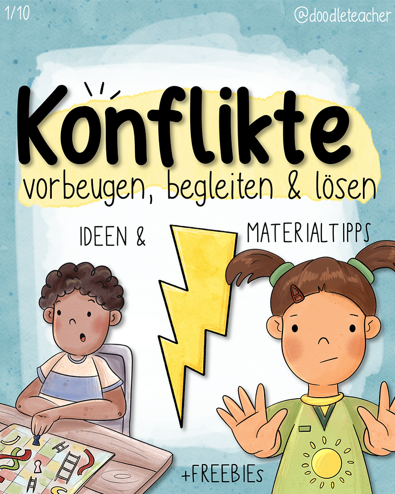 Konflikte lösen & Konfliktlösung begleiten - Ideen, Freebies und tolles ...