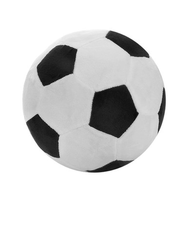 SOFT TOY FOOTBALL BLACK/WHITE | ONHAND