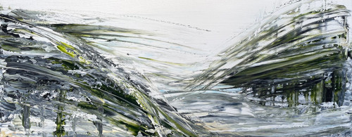Parting Waves: Abstract Painting by Sue O'Sullivan Artist