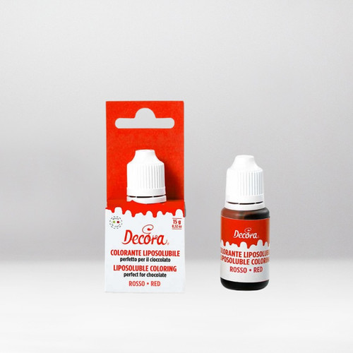 DECORA LIPOSOLUBLE - RED | Sugar Craft Malta