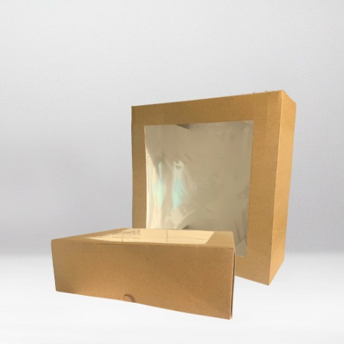 SQUARE WINDOW BOX- 24CM X 24 CMX 12CM | Sugar Craft Malta