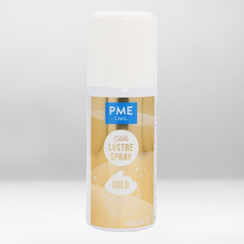 PME EDIBLE LUSTRE SPRAY - GOLD (100ML) | Sugar Craft Malta