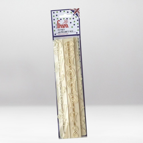 FMM TAPPIT SET - FUNKY ALPHABET LOWER CASE | Sugar Craft Malta
