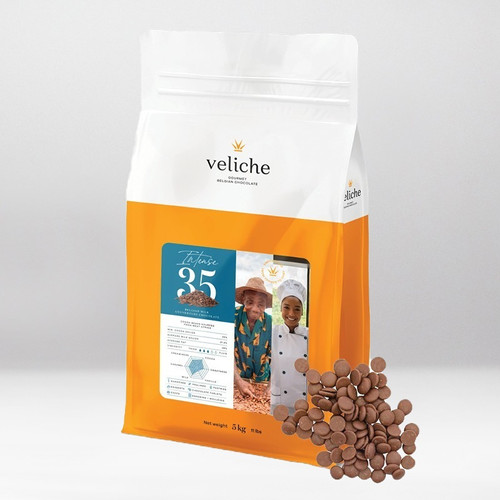COUVERTURE MILK CHOCOLATE BUTTONS - 500G | Sugar Craft Malta