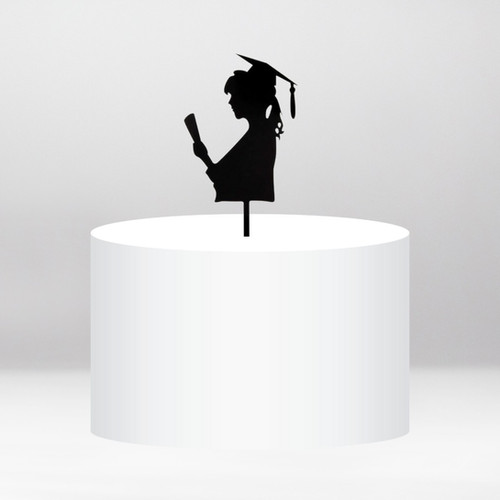 GRADUATION SILHOUETTE TOPPER | Sugar Craft Malta