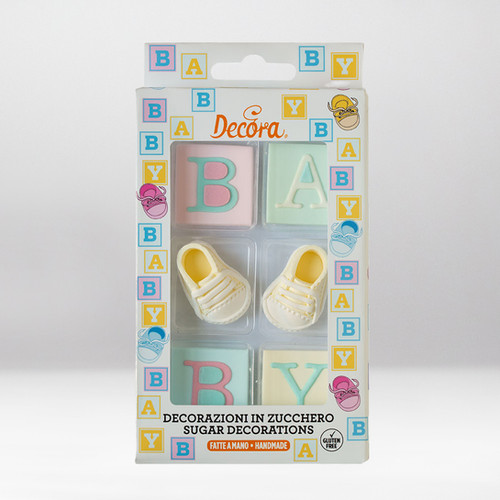 DECORA BABY SHOWER EDIBLE TOPPERS‎ | Sugar Craft Malta